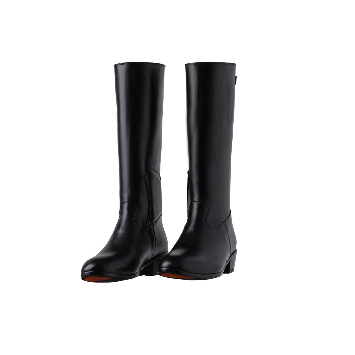 Maynooth, Black Leather, Cuban Heel Boots – Jockey Boot Market