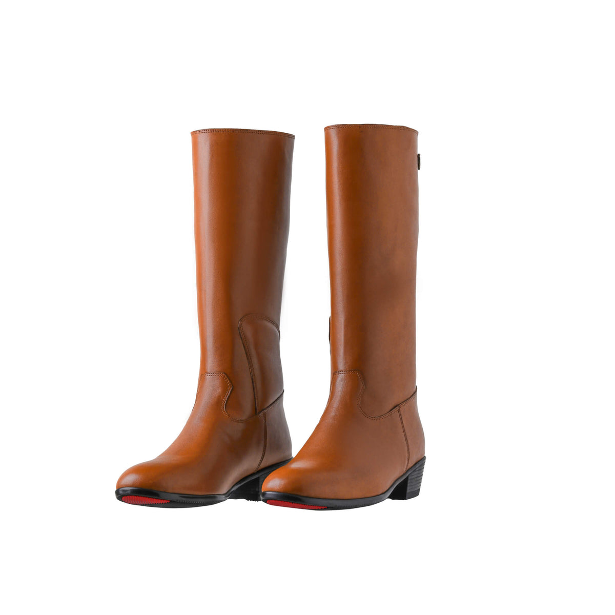 Maynooth, Tan Leather, Cuban Heel Boots – Jockey Boot Market